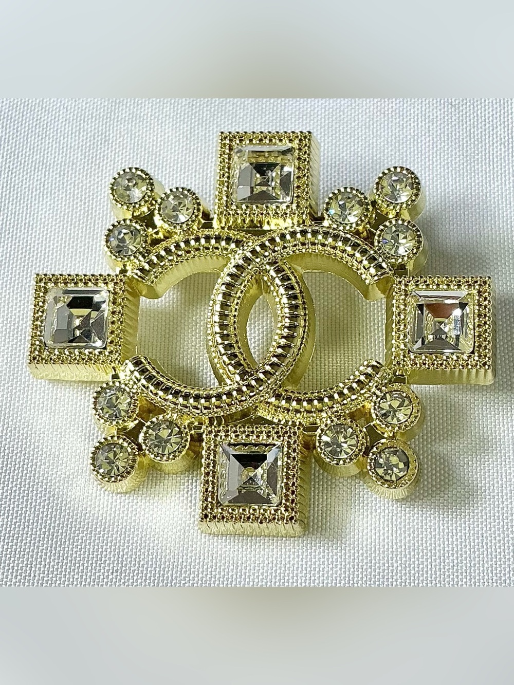 Fashion Jewelry | Jewelry | Fashion Jewelry Goldplated Goldtone Crystal ...